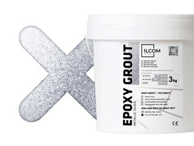 Two-component epoxy joint filler - Grey / silver -3kg