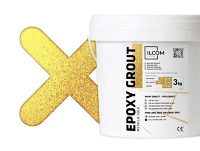 Two-component epoxy joint filler - Yellow / golden -3kg