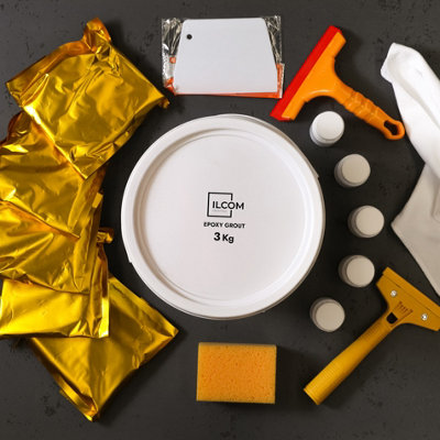 Two-component epoxy joint filler - Yellow / golden -3kg