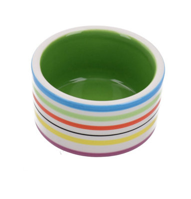 Two Small Animal Mouse Gerbil Hamster Food Feeding Water Bowl Dish 7.5cm