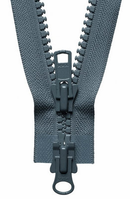 TWO-WAY O/E ZIP 71CM - Vislon Heavy Two-Way Open End Zip: 71cm: Dark ...