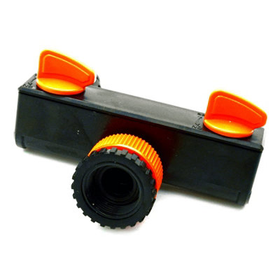 TWO WAY TAP SPLITTER FOR GARDEN HOSE PIPE IRRIGATION SYSTEM WITH VALVES