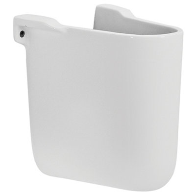 Twyford Alcona Modern Bathroom Half Column Wall Hung Semi Pedestal 320 ...
