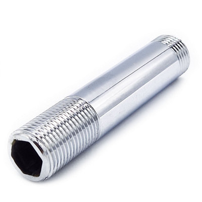 Tycner 100mm x 1/2 Inch Pipe Fittings Thread Extension Male x Male ...