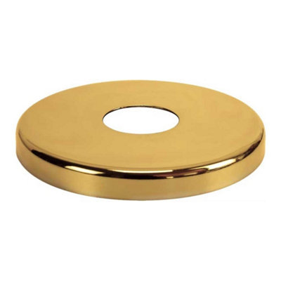 Tycner 21mm 1/2" Inch BSP Gold Colour Steel Valve Tap Pipe Cover Collar ...