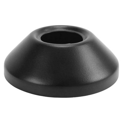Tycner Black Finished Steel Pipe Cover Collar Cone 3/4" (25mm) 25mm Height