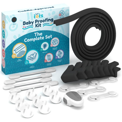 Tydi Baby Proofing Kit 26 Pack - 2m Edge Protectors Corner Protectors ...