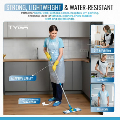 TYGA Disposable Aprons on a Roll, Easy Dispense Apron for Medical ...