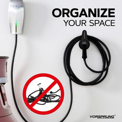 Type 2 EV Charging Cable Wall Mounted Organiser Holder - EV Charging ...