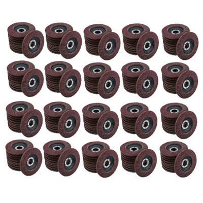 Type 29 Premium Flap Grinding Sanding Discs 80 Flaps 40 Grit Coarse ...