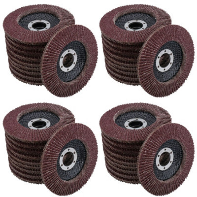 Type 29 Premium Flap Grinding Sanding Discs 80 Flaps 40 Grit Coarse ...