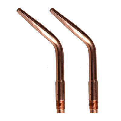Type 5 Swaged Welding Brazing Nozzle No.3 Tip 2.0mm Oxy Acetylene 2 Pack