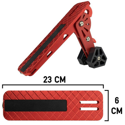 Type E Orange Car Door Step - Folding Aluminium Alloy Roof Access Step ...