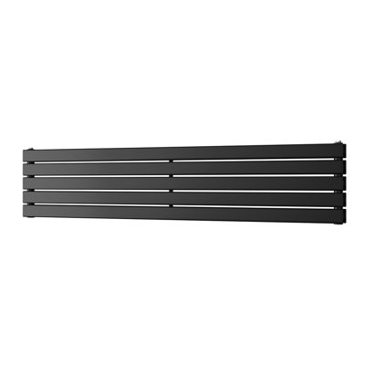 Typhoon Axis Black Horizontal Radiator H340mm x W1600mm Double Panel