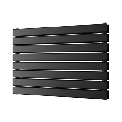 Typhoon Axis Black Horizontal Radiator H544mm x W800mm Double Panel