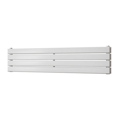 Typhoon Axis White Horizontal Radiator H272mm x W1200mm Double Panel