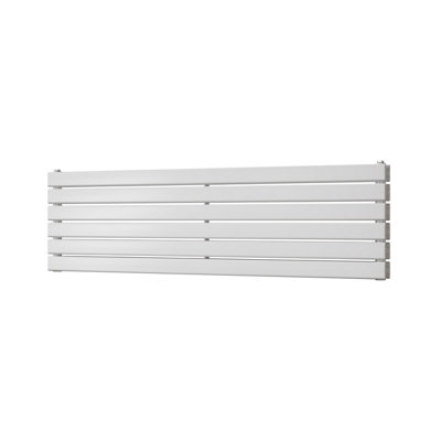 Typhoon Axis White Horizontal Radiator H408mm x W1400mm Double Panel