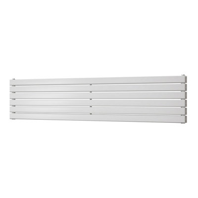 Typhoon Axis White Horizontal Radiator H408mm x W1800mm Double Panel