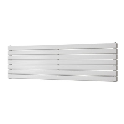 Typhoon Axis White Horizontal Radiator H476mm x W1600mm Double Panel