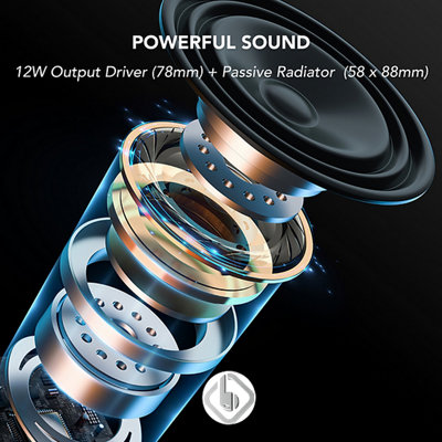 Typhoon Bluetooth Outdoor Speaker 12W Huge Bluetooth Connectivity ...