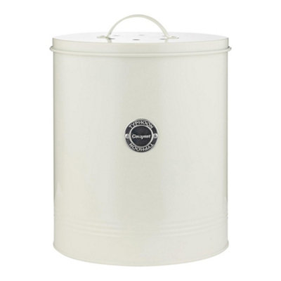 Typhoon Living Compost Caddy 5 Litre - Cream