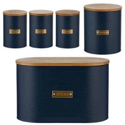 Typhoon Otto Navy 5 Piece Kitchen Storage Set