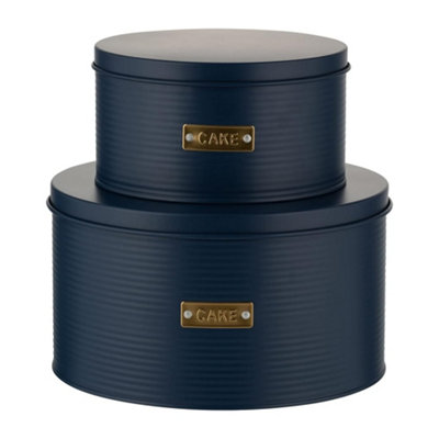 Typhoon Otto Set of 2 Cake Tins - Navy
