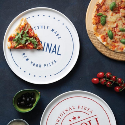 Typhoon World Foods Porcelain New York Pizza Plate 31cm - White