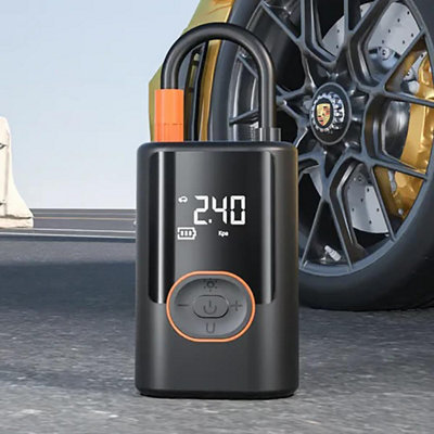 Tyre Inflator Air Compressor, Cordless Portable Car Tyre Pump 150 PSI ...