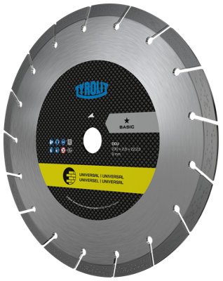 TYROLIT 230mm x 22.23mm DCU-BASIC Diamond Blade - General Purpose