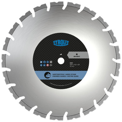 TYROLIT 350mm x 20mm DCH-Basic Diamond Blade - Hard Stone