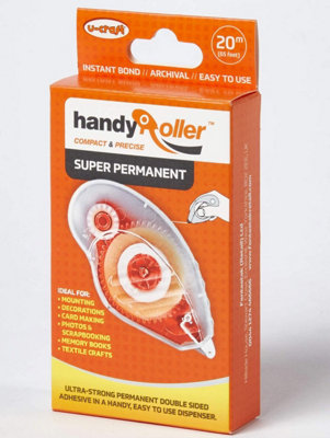U-Craft Handy Tape Roller 20m Super Permanent Plus Extra Strong Double ...