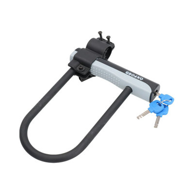 U Shackle D Lock 257 x 190mm Bike Cycle Security Wheel Clamp With Carry ...
