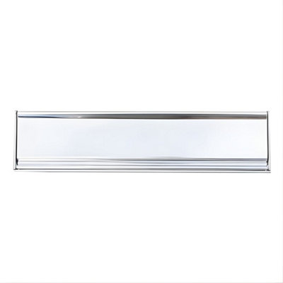 UAP All Stainless Steel 12" Satin Silver Premium Letterbox for Wooden ...