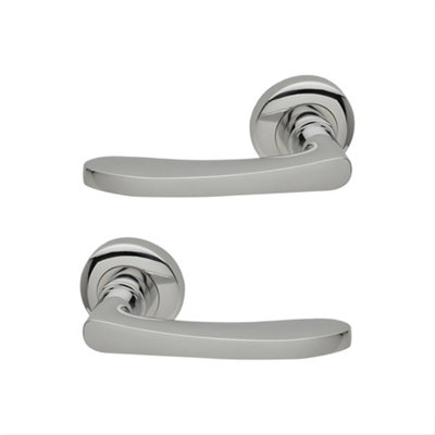 UAP Atlantic Polished Chrome Aluminium Internal Door Handle Pair- Eco ...