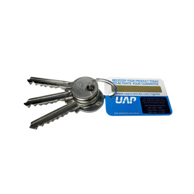 UAP Brass Euro Cylinder Lock - Euro Door Barrel Lock with 3 Keys, Door ...