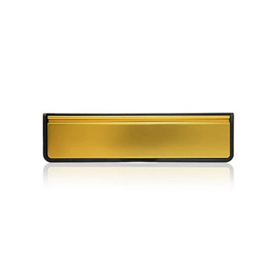 UAP Doormaster 12" Gold Finish Draught Proof Letterbox for uPVC ...