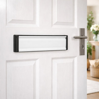 UAP Framemaster 12" White Aluminium Letterplate - Internal & External ...