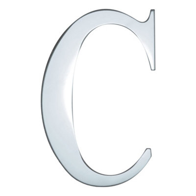 UAP House Letter - C - Mirror Polished - 3 Inch | DIY at B&Q
