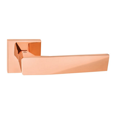UAP ORO & ORO - Diamond Lever - Square Rose - Rose Gold Door Handle ...
