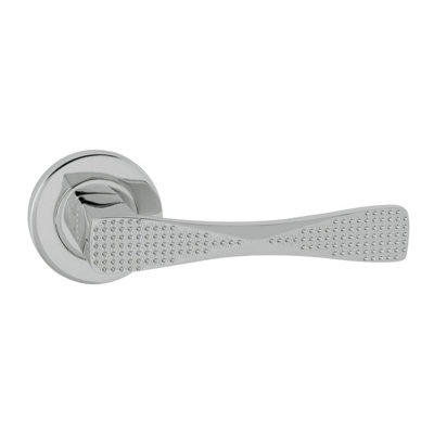 UAP ORO & ORO - Magic Lever - Round Rose Chrome Plated Door Handle for ...