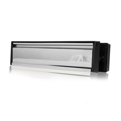 UAP Petit 10" Mirror Silver Stainless Steel Draught Proof Letterbox for ...