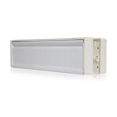 UAP Petit Master 10" White Aluminium Draught Proof Letterbox for uPVC ...
