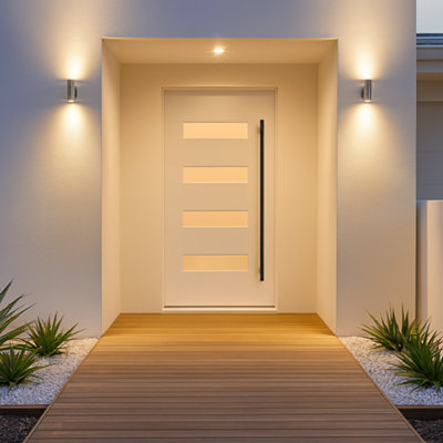 UAP Pull Handle - Straight Slim - 1200mm - Black