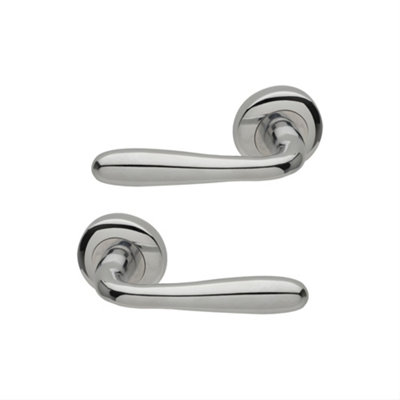 UAP Sigma Polished Chrome Aluminium Internal Door Handle Pair- Eco ...