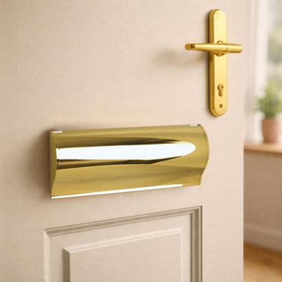 UAP Soterian Premium PVD Gold Letterplate- Stainless Steel PAS 24 Anti ...