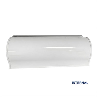 UAP Soterian Premium White Aluminium Letterplate- Stainless Steel PAS ...