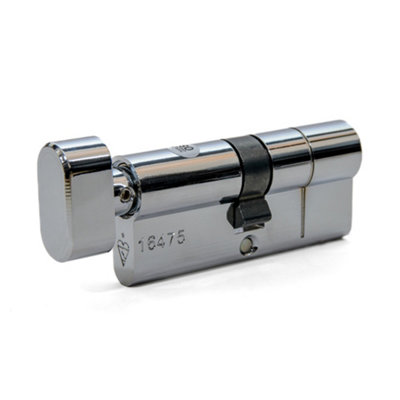 UAP Thumb Turn Euro Cylinder Lock - 3 Star Kitemarked Euro Lock Cylinder - Suitable for All ...