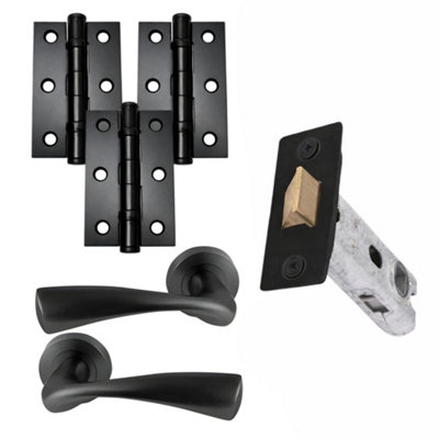 UAP Truro Lever on Rose Internal Door Handles Pair Latch Pack with ...