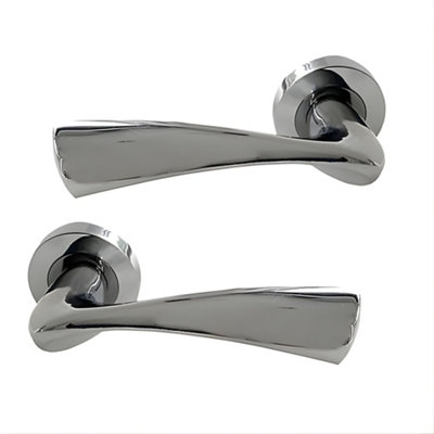 UAP Truro Polished Chrome Internal Door Handles Pair- Premium Range ...